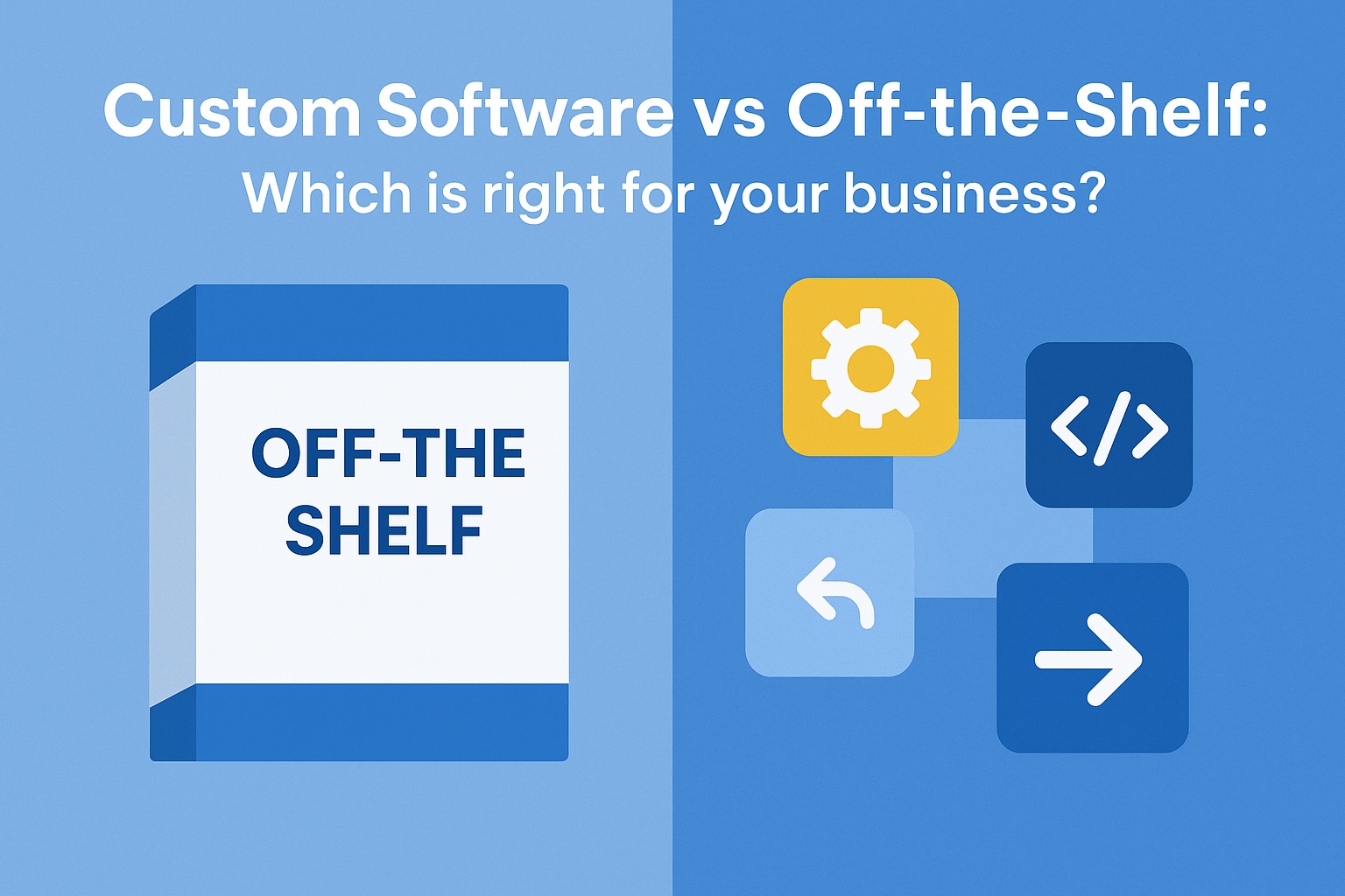 Custom Software vs Off-the-Shelf: Smarter Choice for Business